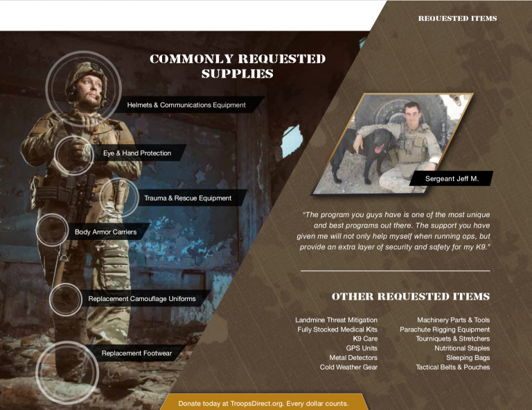Brochures - Troops Direct
