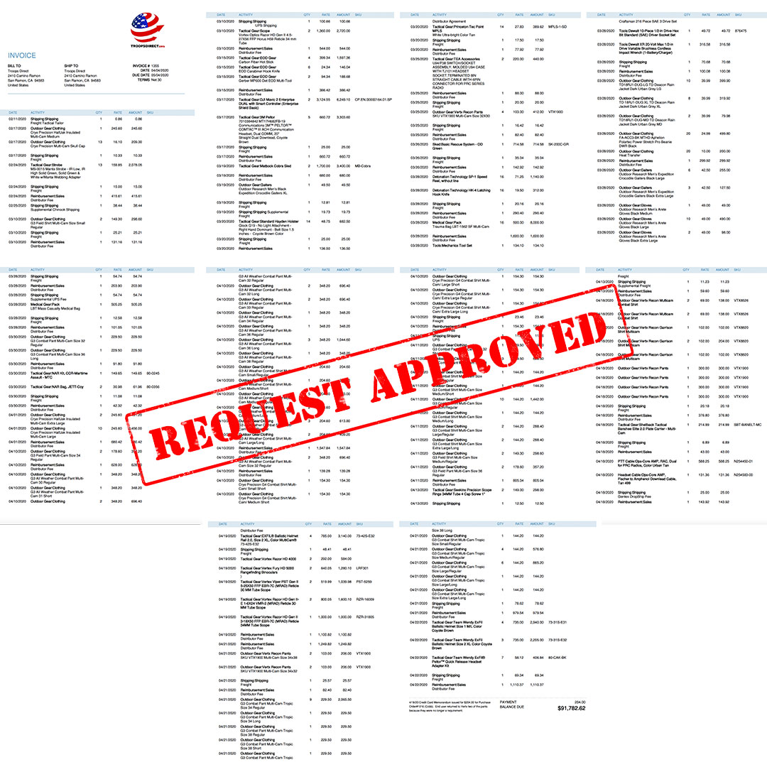 Troops Direct – When Troops Request it, We Provide it.