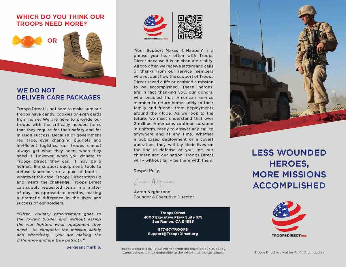 Brochures - Troops Direct